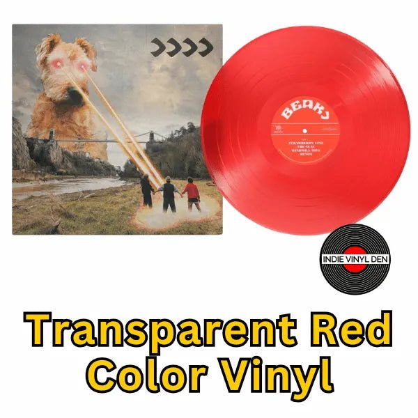 Beak> - >>>> - Transparent Red Vinyl Record – Indie Vinyl Den
