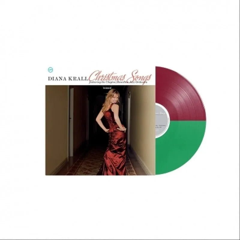 Diana Krall – Christmas Songs - Red/Green Split Vinyl Record – Indie ...