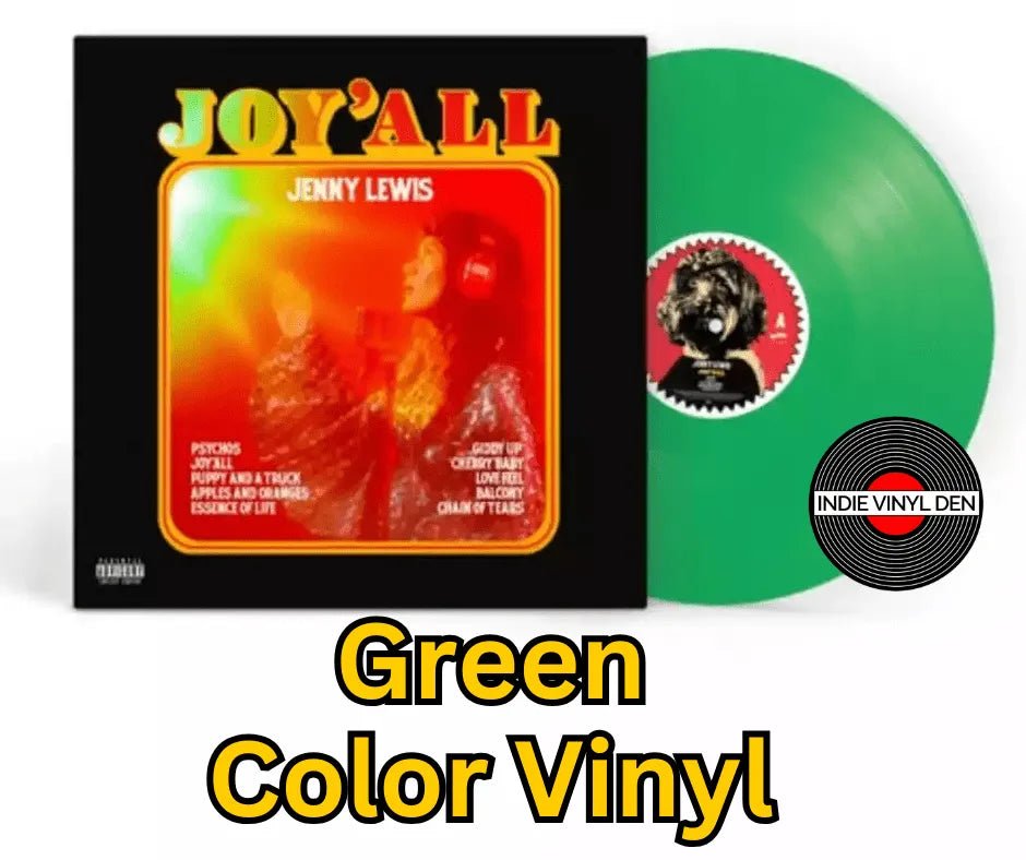 Jenny Lewis - JOY'ALL - GREEN Color Vinyl Record – Indie Vinyl Den
