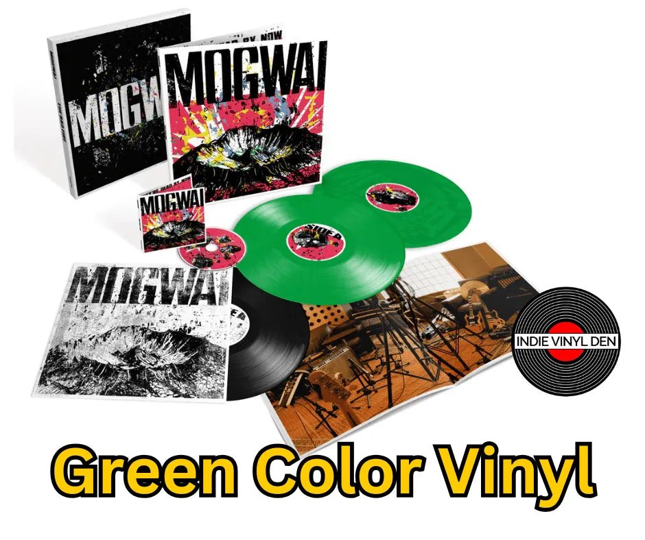 Mogwai - The Bad Fire - Opaque Green Color Vinyl Record 3LP Deluxe Box ...