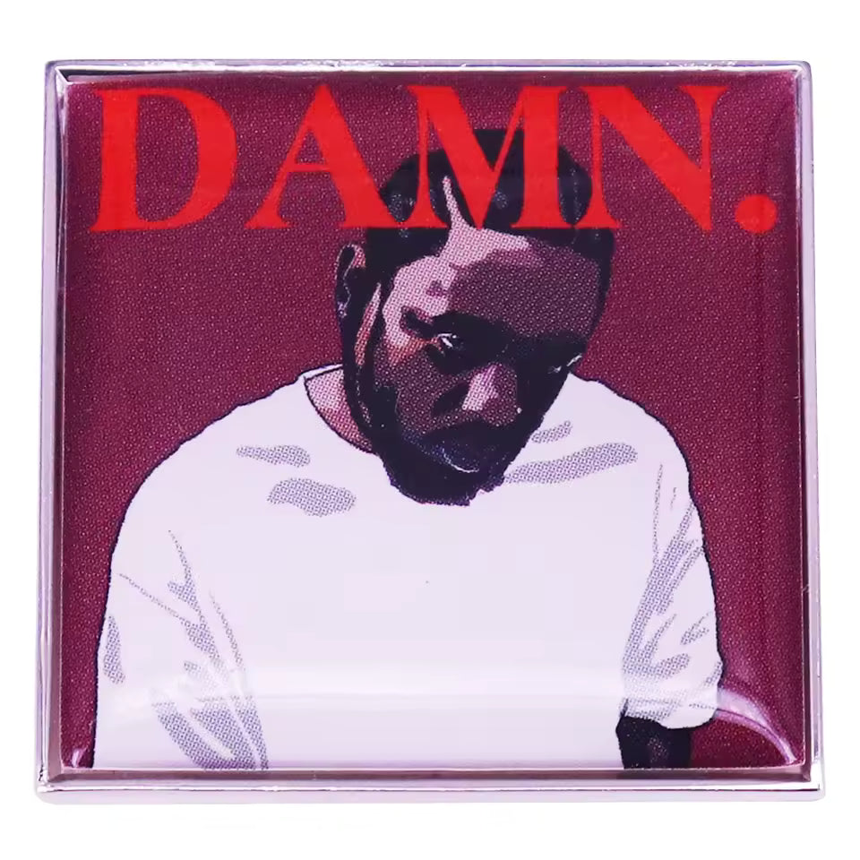 Kendrick Lamar - DAMN.- Enamel Pin – Indie Vinyl Den