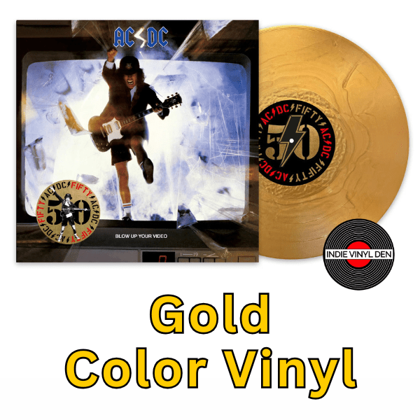 AC/DC - Blow Up Your Video - Gold Color Vinyl Record 180g Import ...