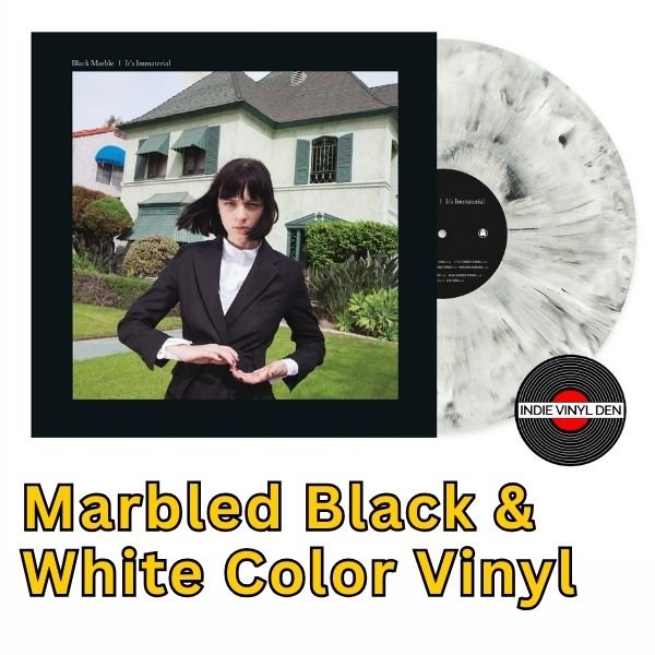 Black Marble - It's Immaterial (10th Anniversary) - Marbled Black & Wh ...