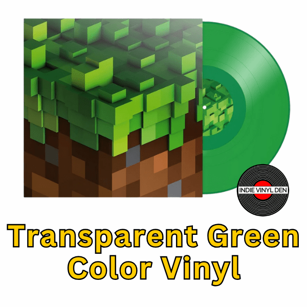 C418 - Minecraft Volume Alpha - Transparent Green Color Record – Indie ...
