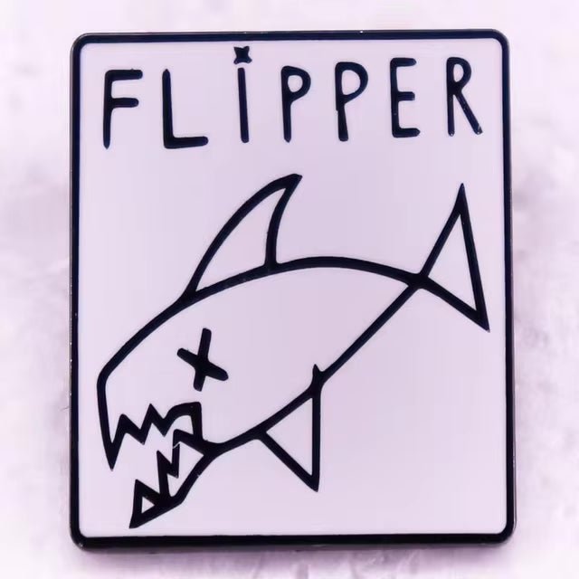 Flipper - Enamel Pin – Indie Vinyl Den