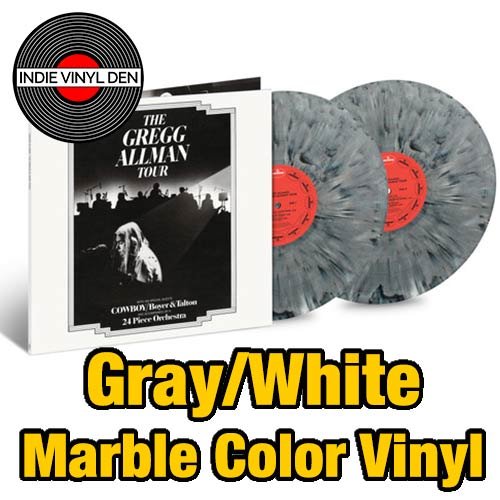 Gregg Allman - Tour - Grey/White Marble Color Vinyl Record 2LP – Indie ...