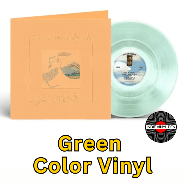 Joni Mitchell - Court And Spark - Green Color Vinyl Record * – Indie ...