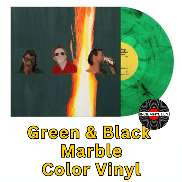 MJ Lenderman - Manning Fireworks - Green and Black Marble Vinyl Record ...