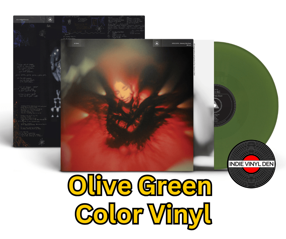 SPELLLING - Portrait of My Heart - Olive Green Vinyl Record w/ signed ...