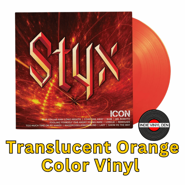 Styx - ICON - Translucent Orange Color Vinyl Record – Indie Vinyl Den