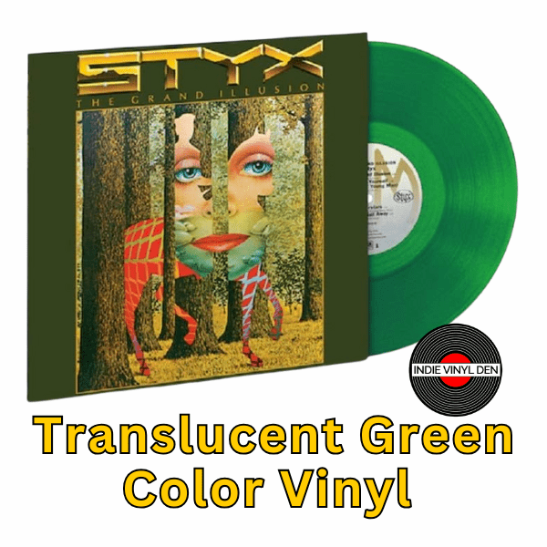 Styx - The Grand Illusion - Translucent Green Vinyl Record – Indie ...