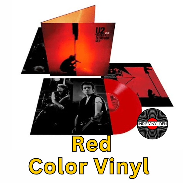 U2 - Under a Blood Red Sky - 180g Red Color Vinyl Record – Indie Vinyl Den