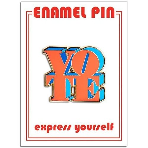 VOTE Enamel Pin – Indie Vinyl Den