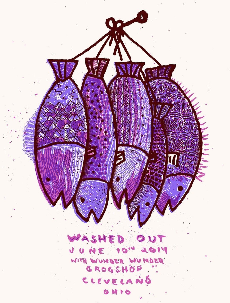 Washed Out - Grog Shop Cleveland Gig Poster – Indie Vinyl Den
